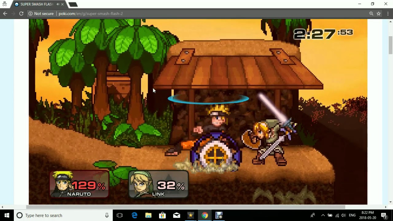 naruto vs link super smash bros - YouTube