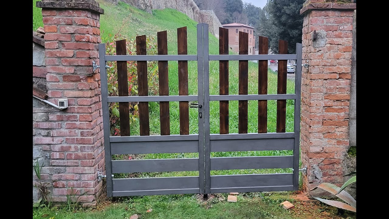 Cancello in legno da giardino semplice - Simple garden wooden gate ...