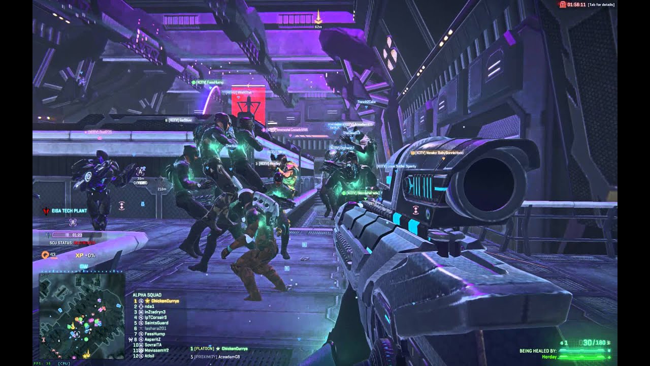 Planetside 2 9th Jan 2014 Alert Party in Eisa Tech Plant - YouTube