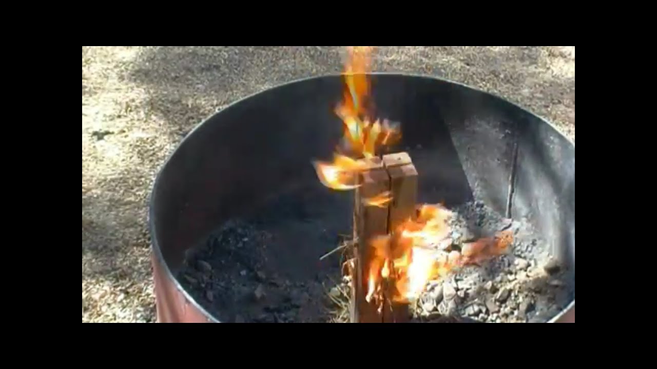 Swedish Fire Torch - Table Saw Edition - YouTube