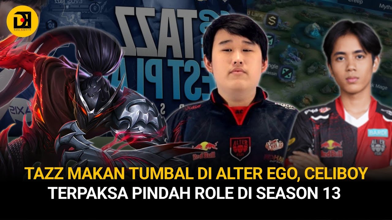 TAZZ JOIN ALTER EGO, CELIBOY JADI KORBAN PERPINDAHAN ROLE UNTUK SEASON 13 - YouTube