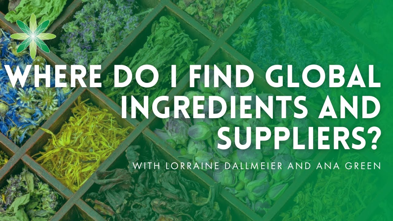 Where do I find global Ingredients and suppliers? - YouTube