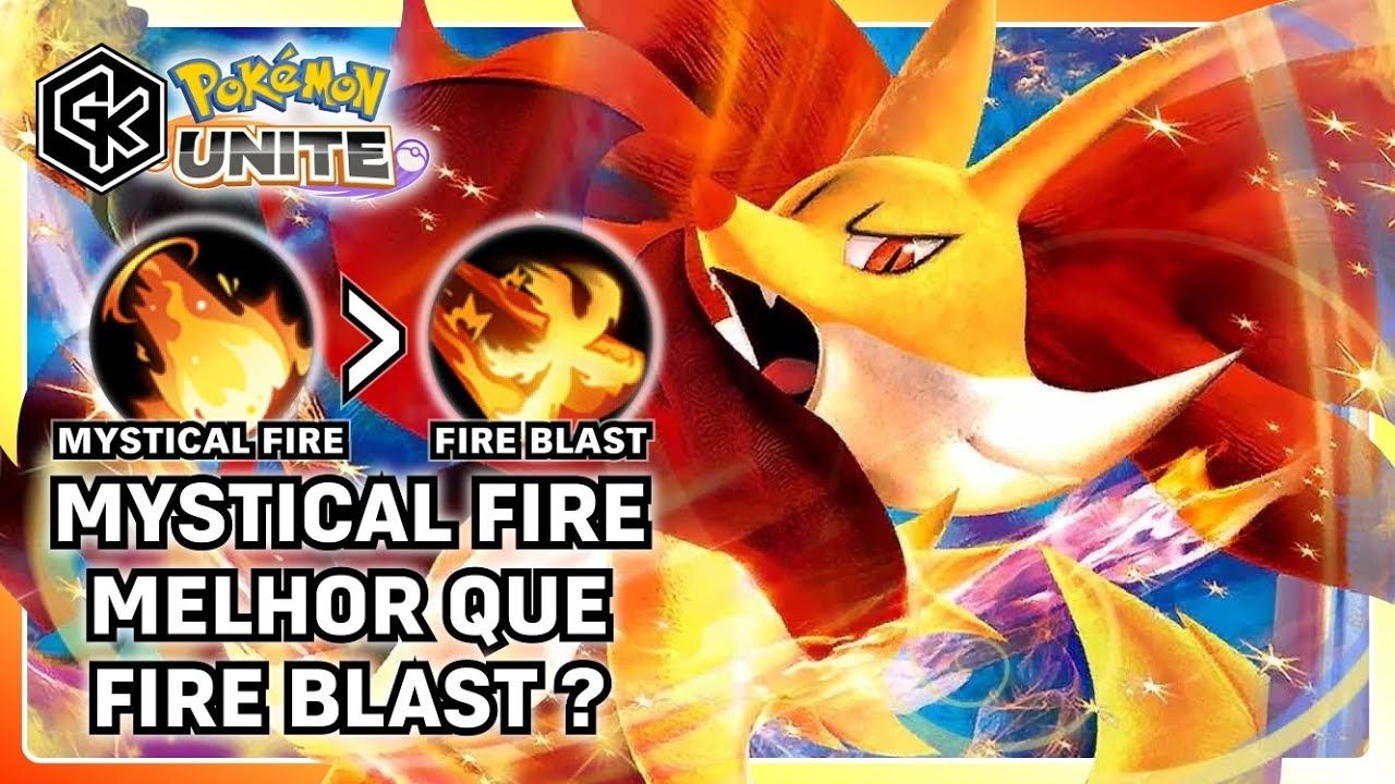 Mystical Fire ou Fire Blast? | Pokemon Unite Delphox Gameplay - YouTube