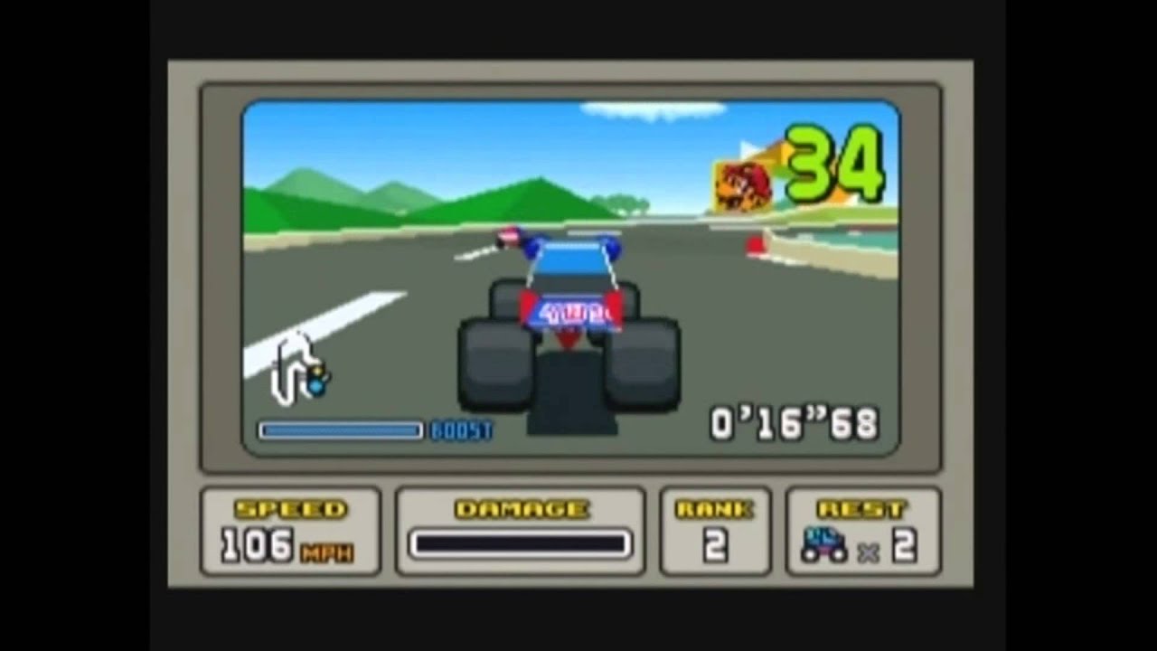 Stunt Race FX SNES Monster Truck with Googly Eyes - YouTube