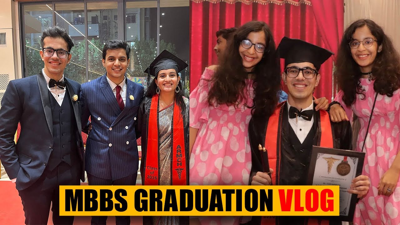MBBS GRADUATION VLOG | BATCH 2016 | MY ORIGINAL FIRST VLOG |#mbbs - YouTube