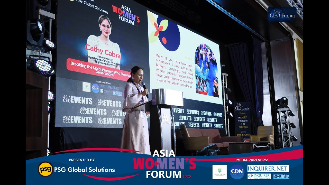 ASIA WOMENS FORUM 2025 | Cathy Cabral - YouTube