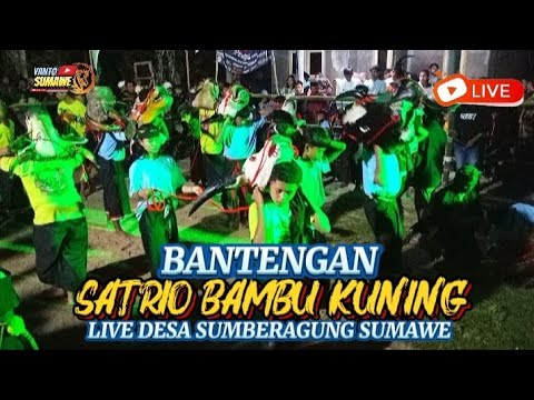 Perdana tampil di desa sumberagung sumawe bantengan satrio bambu kuning