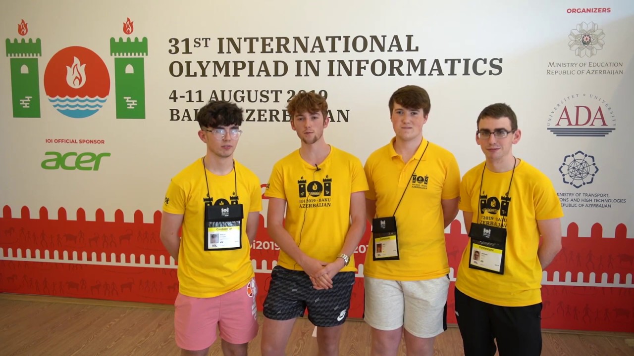 IOI 2019: Team interview - Ireland - YouTube