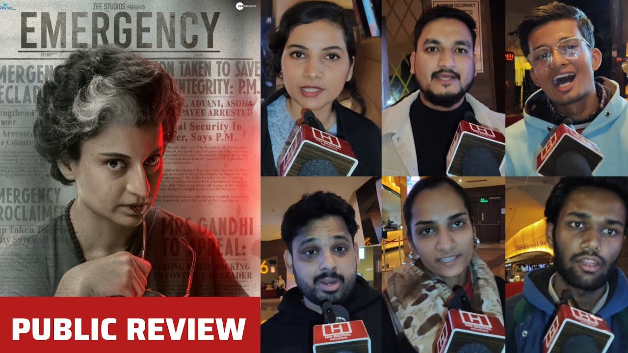 EMERGENCY Public Review || Emergency Movie Public Review || Kangana ...