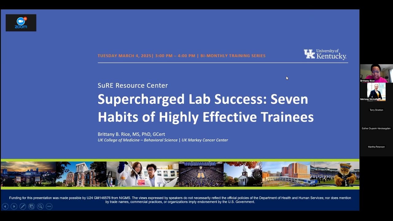 Supercharged Lab Success: Seven Habits of Highly Effective Trainees ...