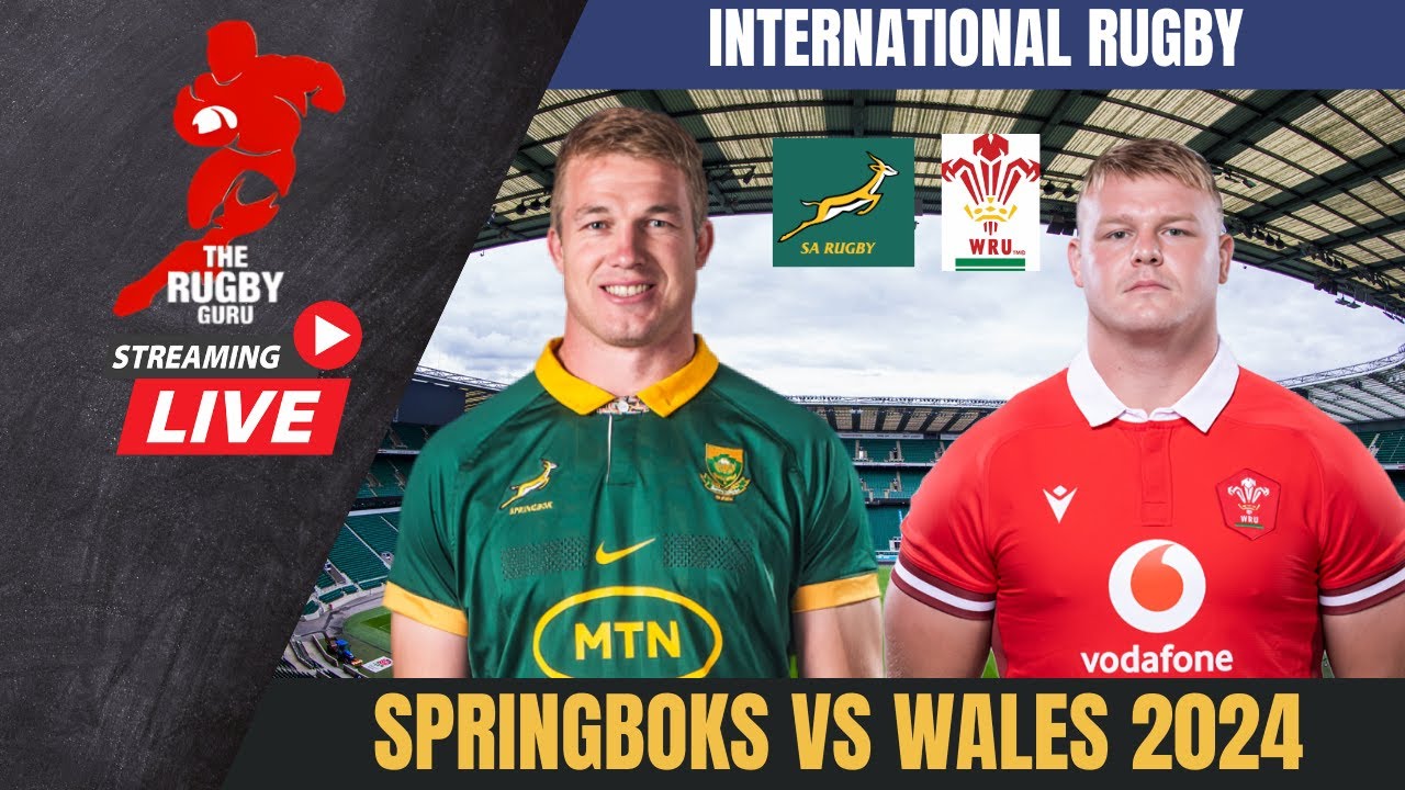 SPRINGBOKS VS WALES 2024 LIVE MATCH COMMENTARY - YouTube