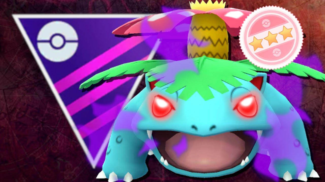 100% SHADOW VENUSAUR "WALLS" FAIRIES IN MASTER LEAGUE! Pokémon GO ...