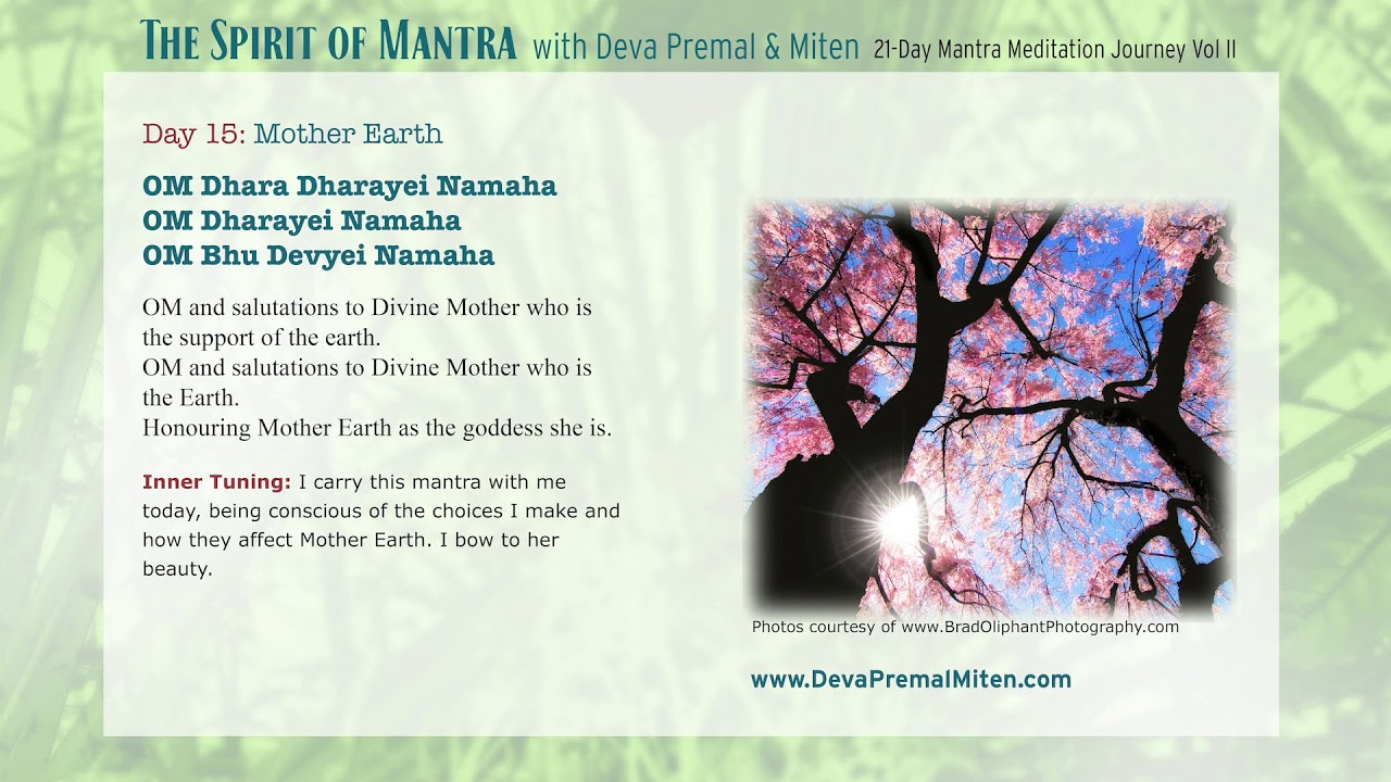 The Spirit of Mantra: 21-Day Mantra Meditation Journey Vol. II - Day 15 ...