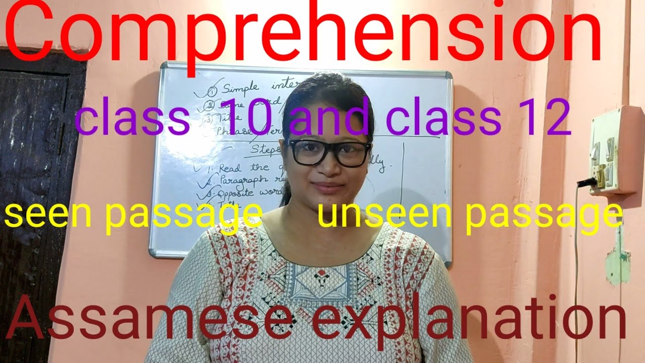 Comprehension. How to write answers of a seen and unseen passage in ...