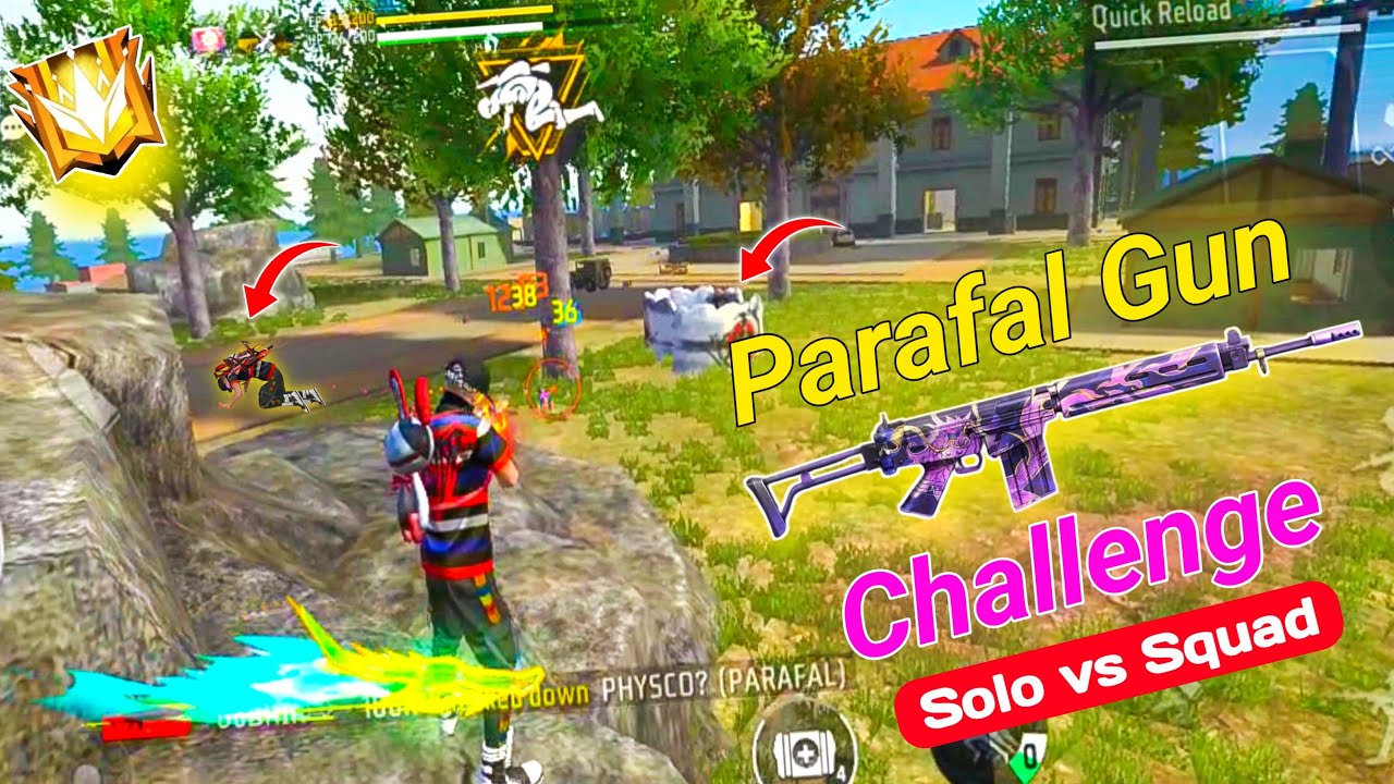 Evo Parafal Challenge Free Fire | Gobhir Gaming - YouTube
