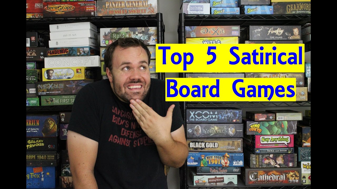 Top 5 Satirical Board Games - YouTube