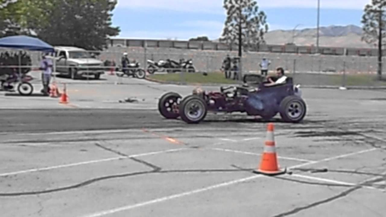 reno rockabilly riot 2012!!! racing my ratrod ! - YouTube