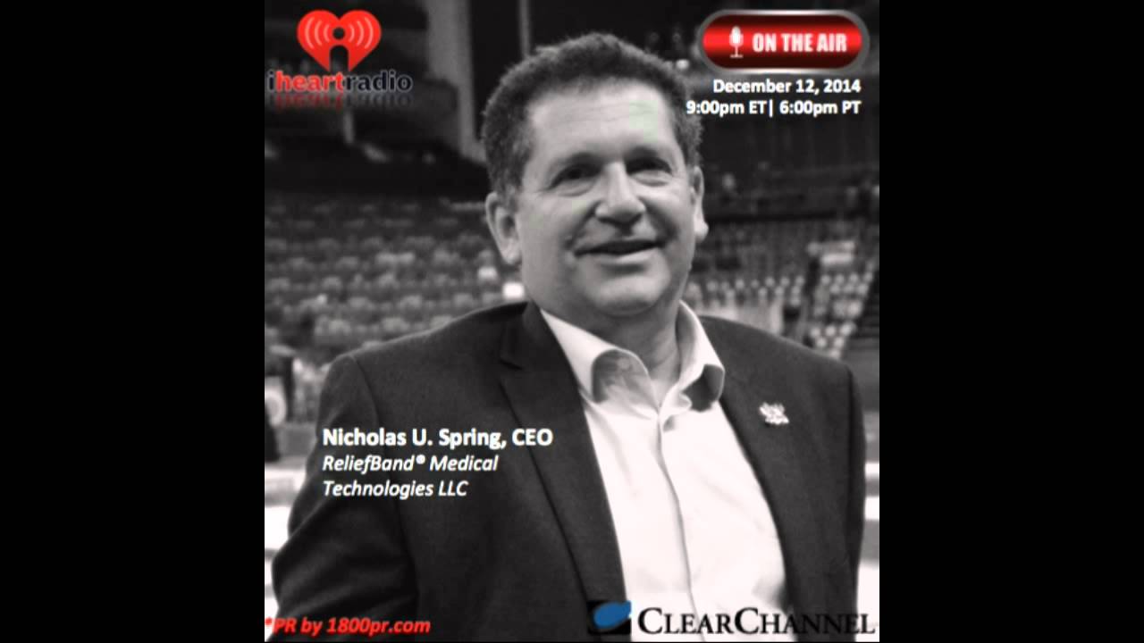Nicholas U. Spring CEO of ReliefBand Interviewed Live on Clear Channel ...