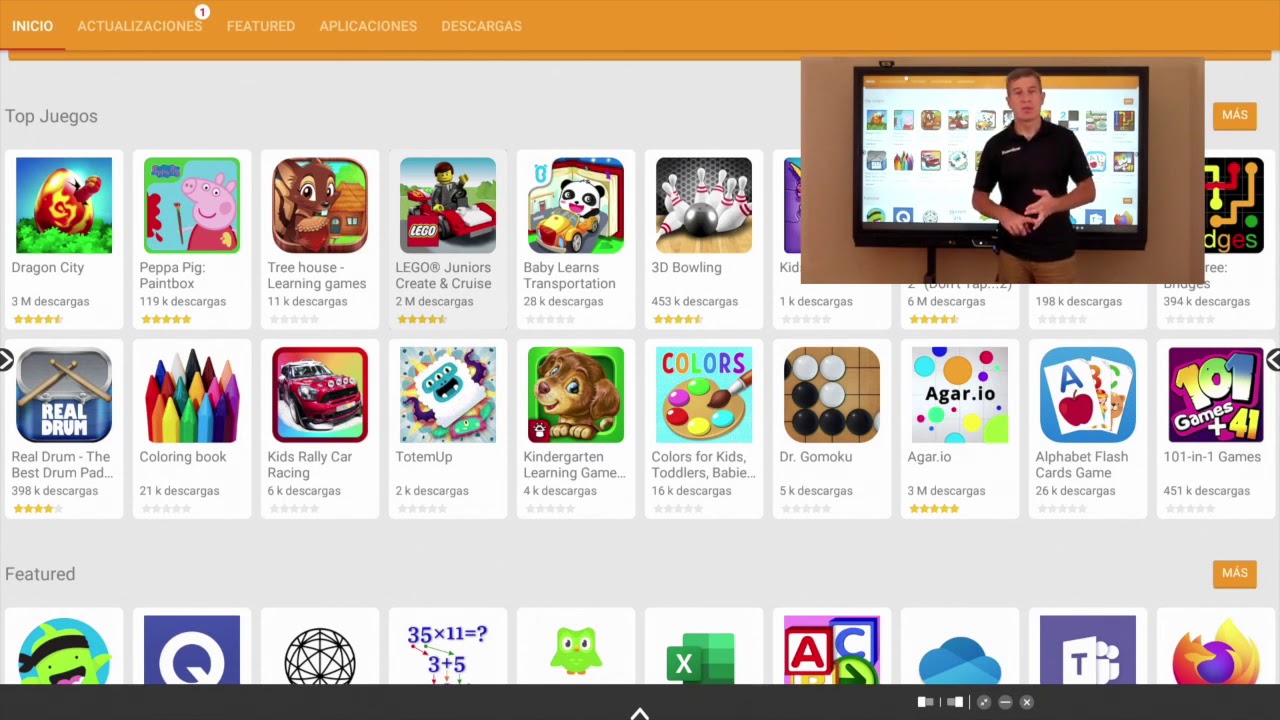 ActivPanel Elements Series - Instalar y Desinstalar Apps - YouTube