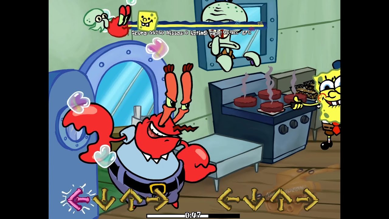 FNF - Krusty Karoling | Gamebanana Retro Jam - Krusty Karoling ...