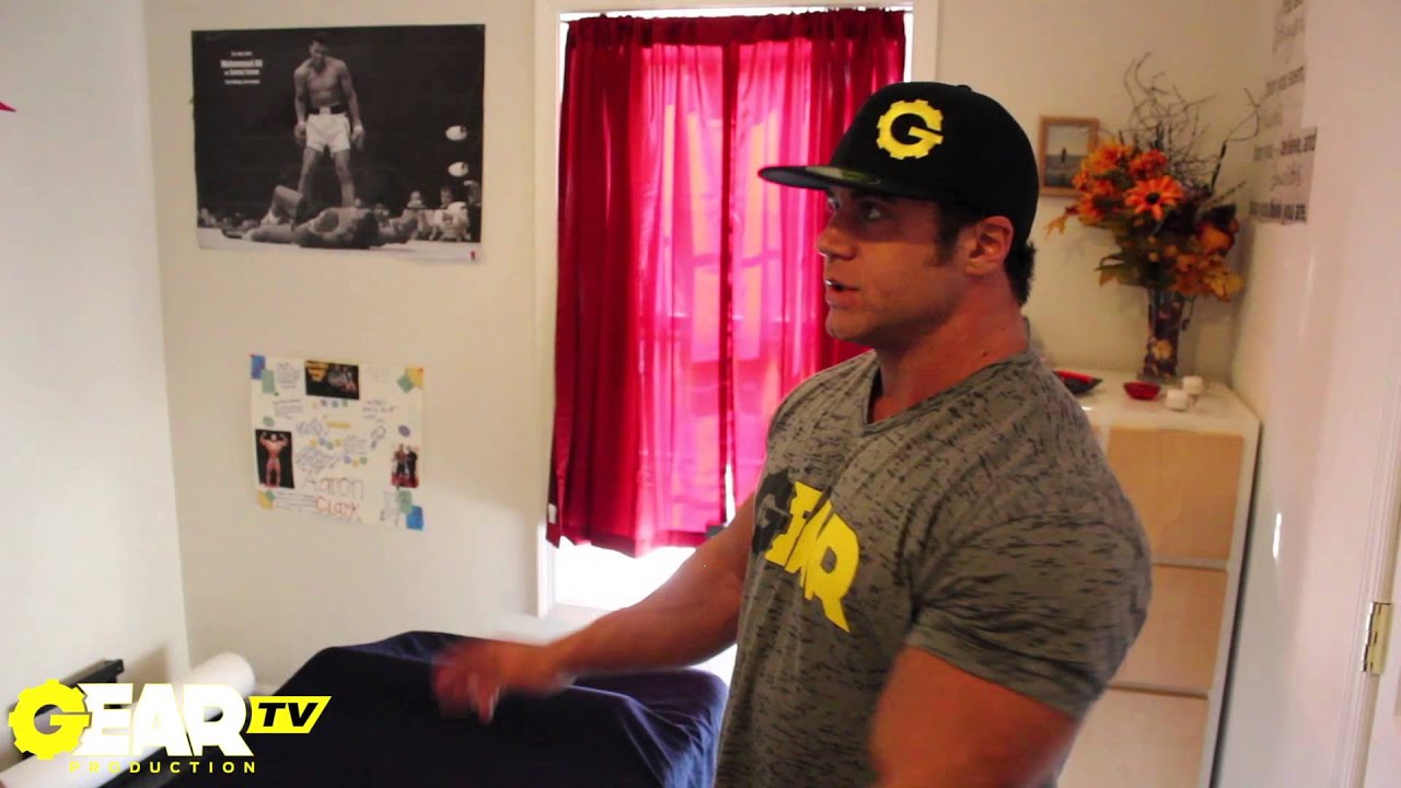 IFBB Pro Bodybuilder Aaron Clark - Home Tour - YouTube
