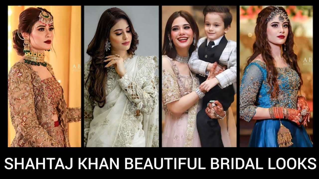 Shahtaj Khan beautiful wedding pictures 😍♥️ shahtaj khan - YouTube