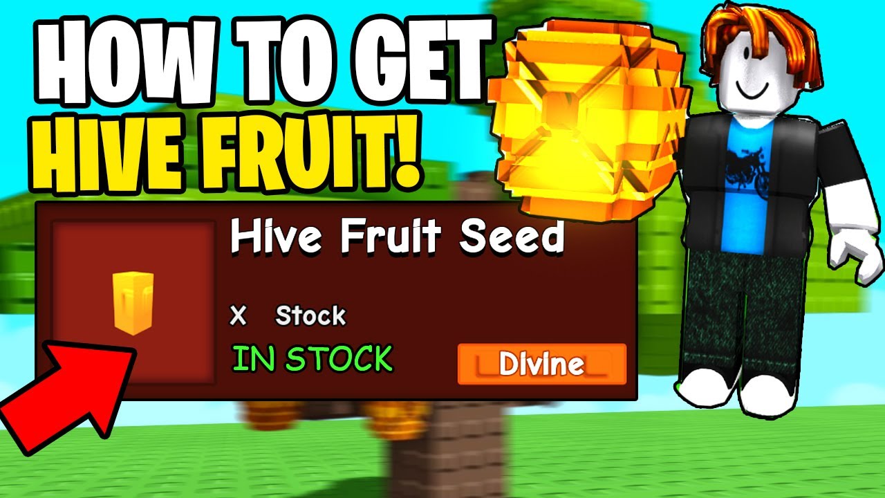 HOW TO GET HIVE FRUIT IN GROW A GARDEN FOR FREE?! ROBLOX GROW A GARDEN ...