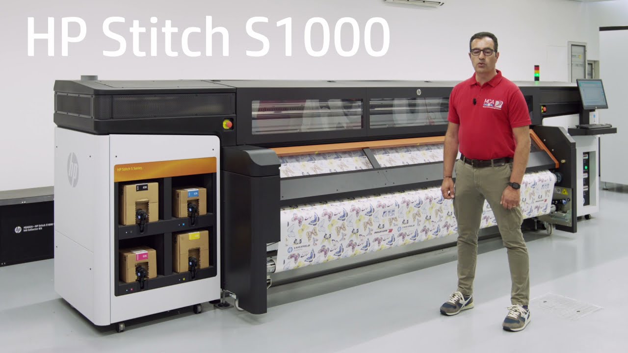 HP Stitch S1000 - Spiegata da MCA Digital - YouTube