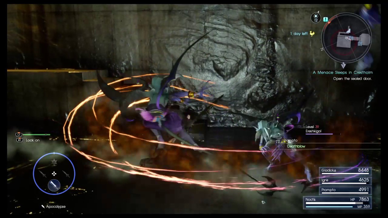 Final Fantasy XV gameplay walkthough after use umbra part 194 - YouTube