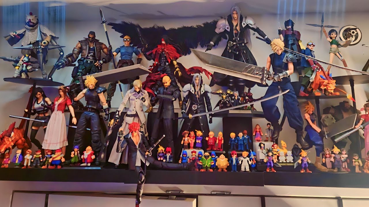 Final Fantasy VII - Collection Figures - YouTube