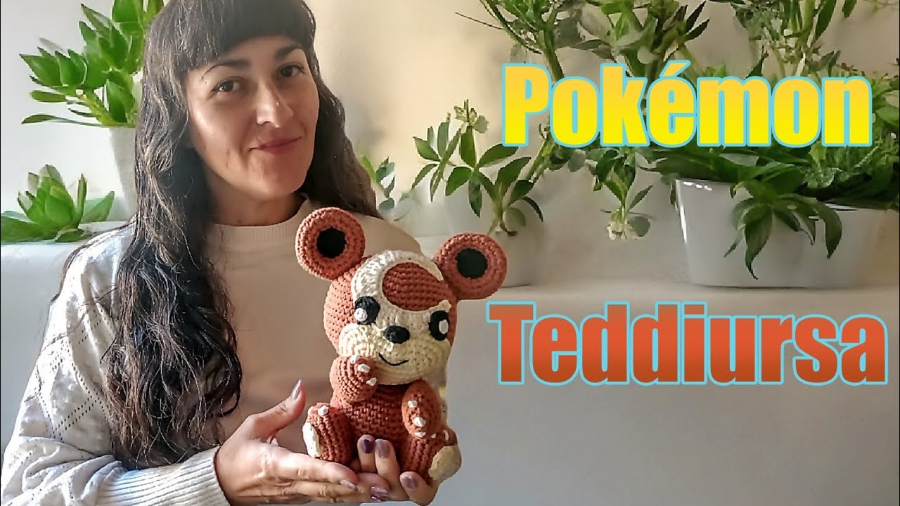Teddiursa tejido en crochet #amigurumi #crochet #pokemon #tejidoamano # ...