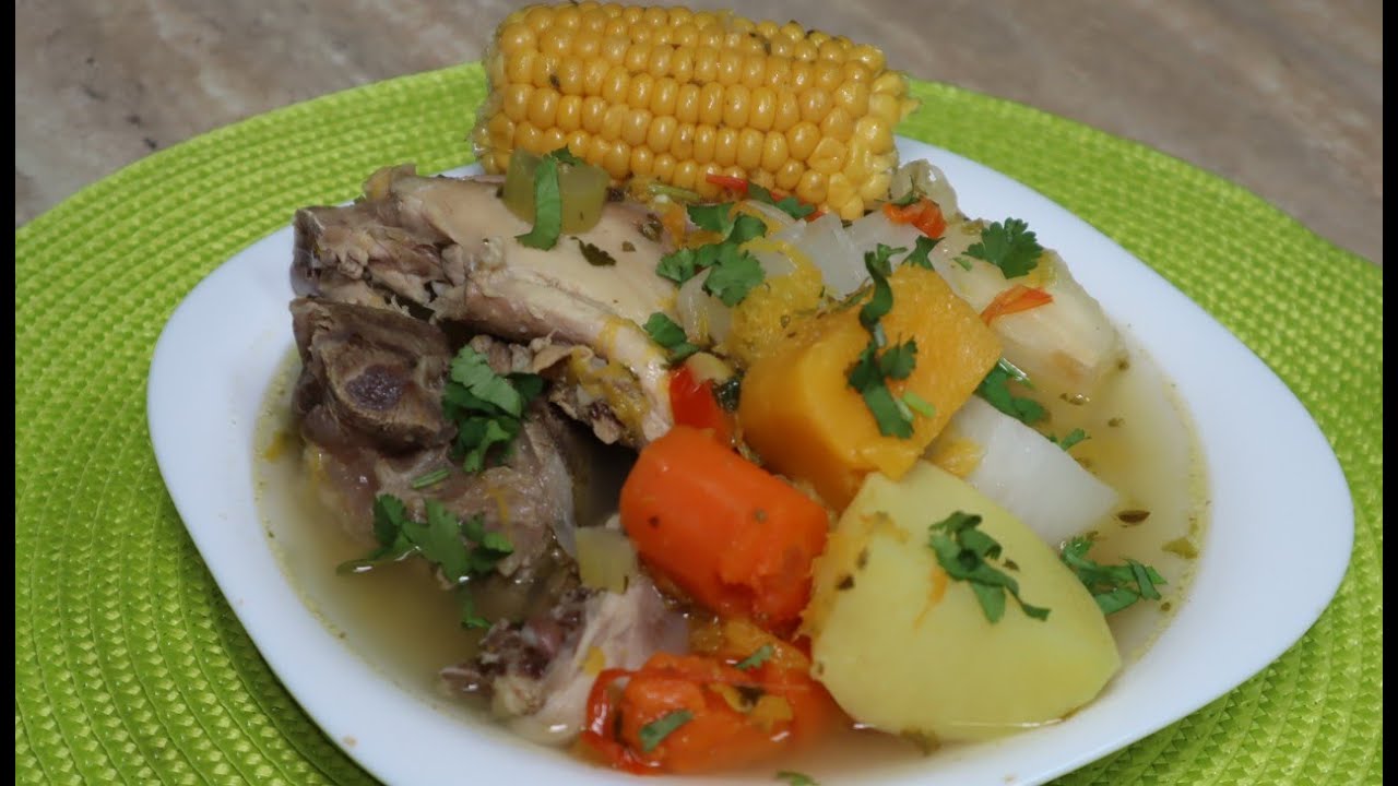 Sancocho Cruzado | Sopa Venezolana de Carne y Gallina con Verduras ...