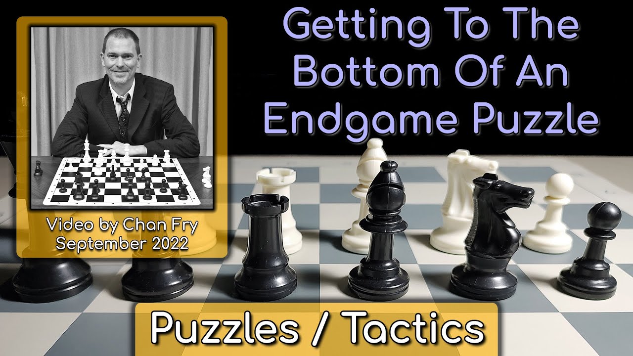 Getting To The Bottom Of An Endgame Puzzle - YouTube