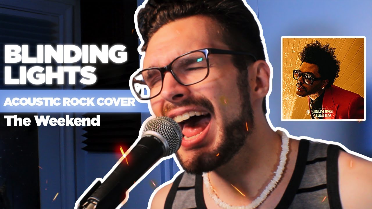 Blinding Lights (Acoustic ROCK Cover) by Jeffrey Hack Music - YouTube
