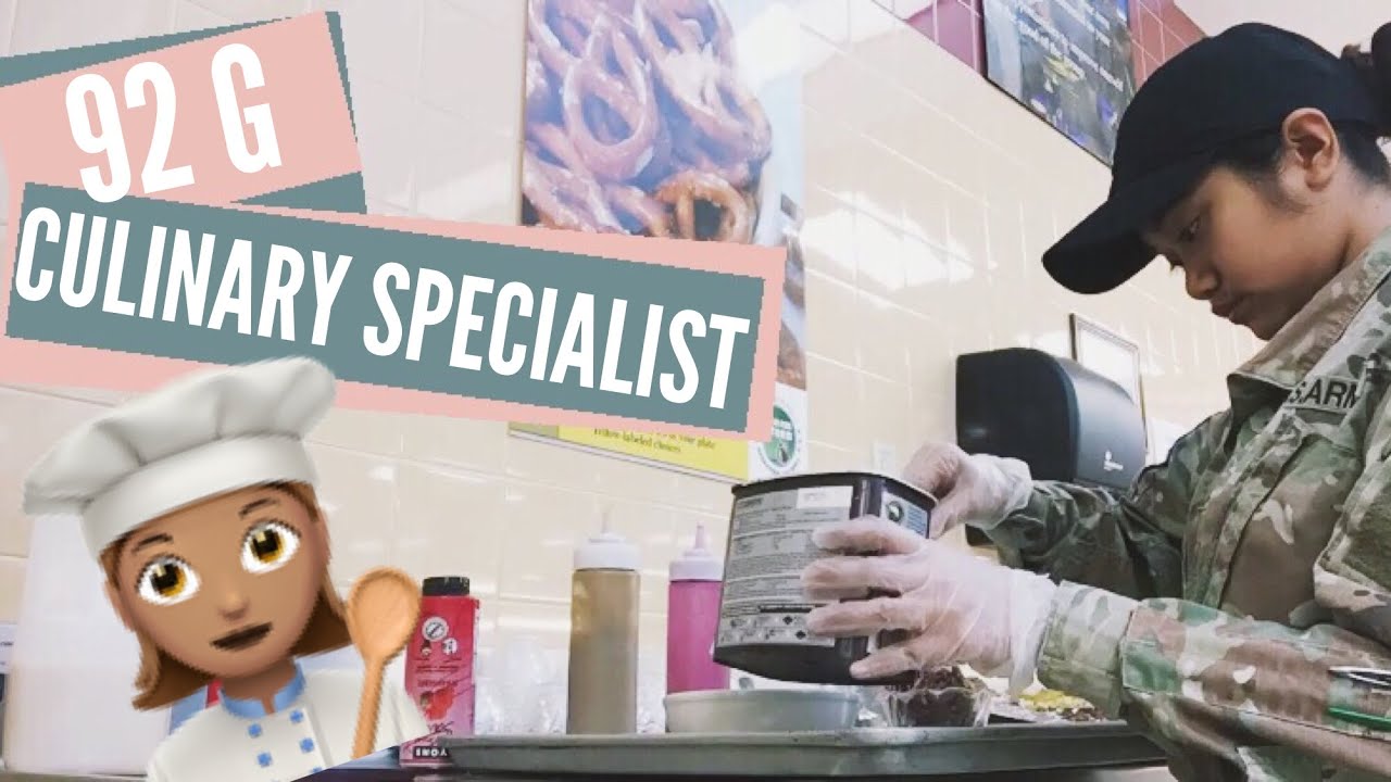 MY JOB IN THE ARMY | 92G CULINARY SPECIALIST - YouTube
