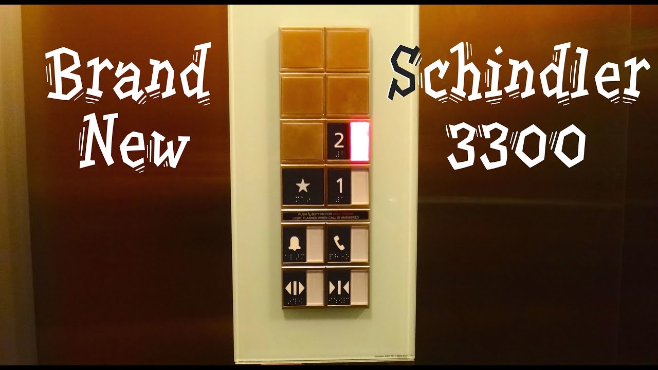 Absolutely Beautiful Brand New Schindler 3300 elevator @ Falls Church ...