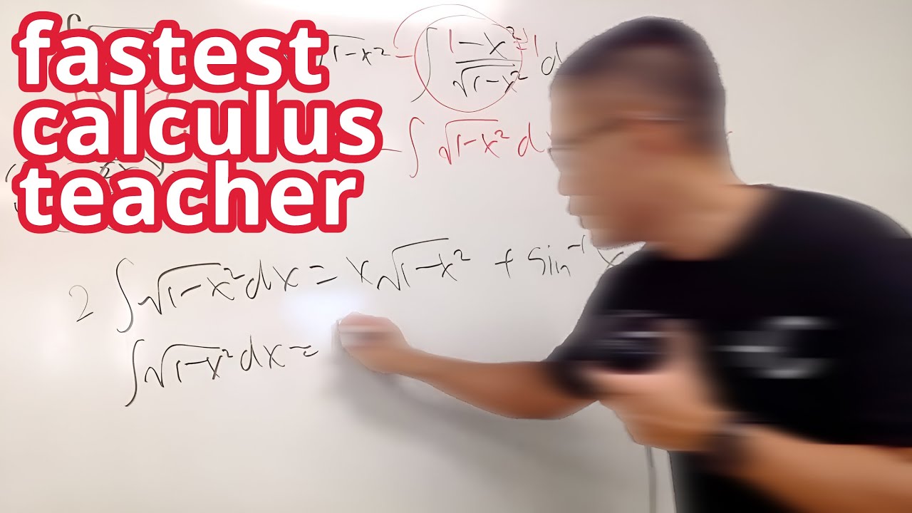 world’s fastest calculus teacher - YouTube