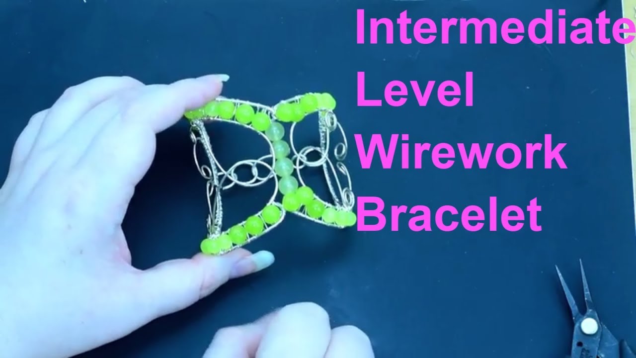 Wirework Bracelet Tutorial | Intermediate Level | Wirework Jewelry Tutorials - YouTube