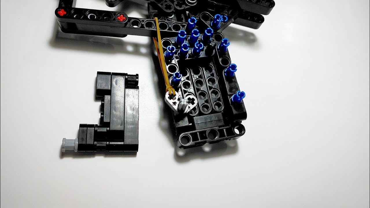 Lego Magazine And Magazine Release Mechanism | Lego Technic Semi-Auto ...