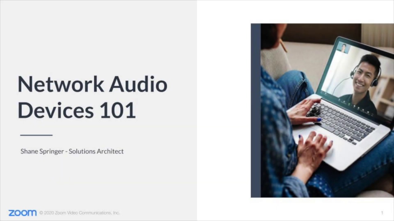 Zoom Rooms Network Audio Devices 101 - YouTube