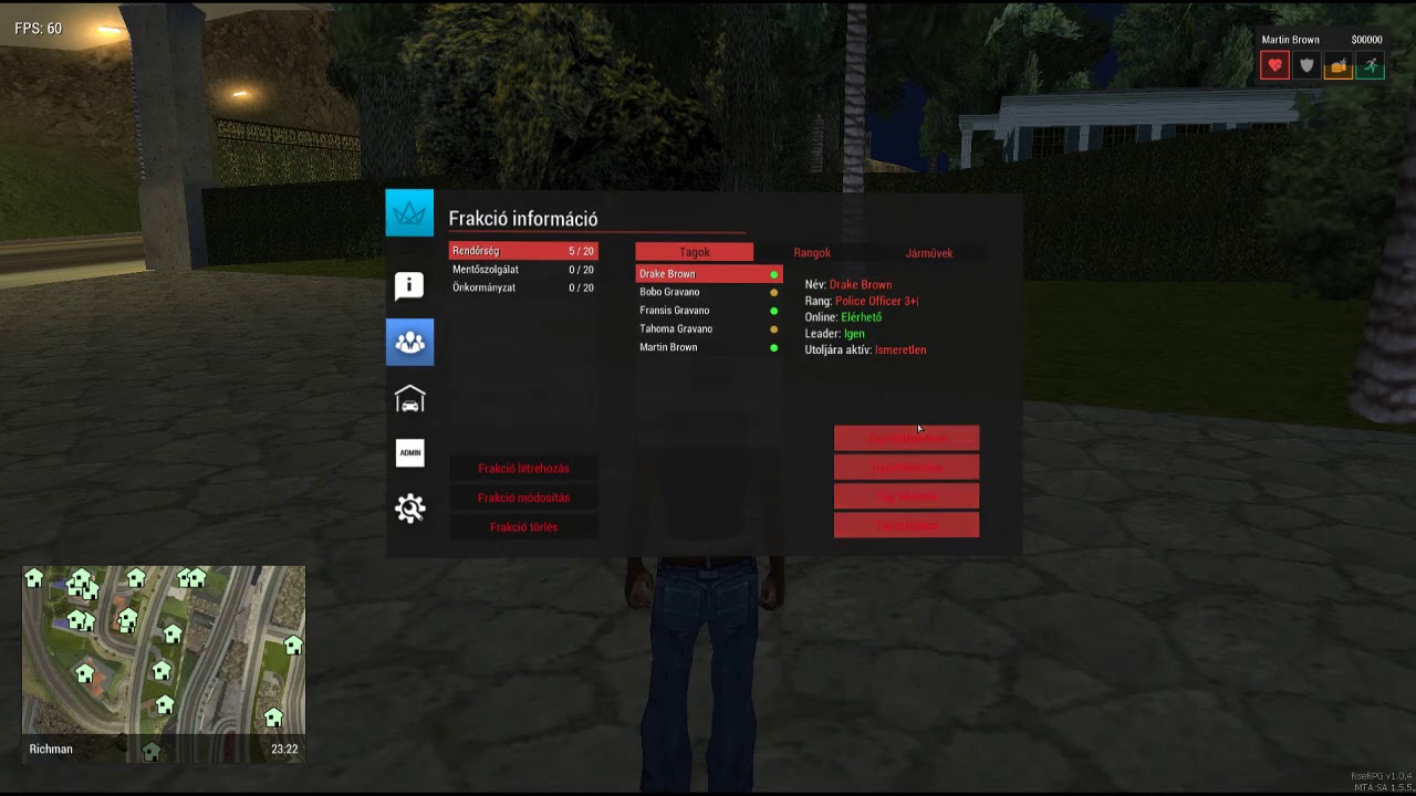 RiseRPG @ 2018 :: MTA - Dashboard részleges bemutatása - YouTube