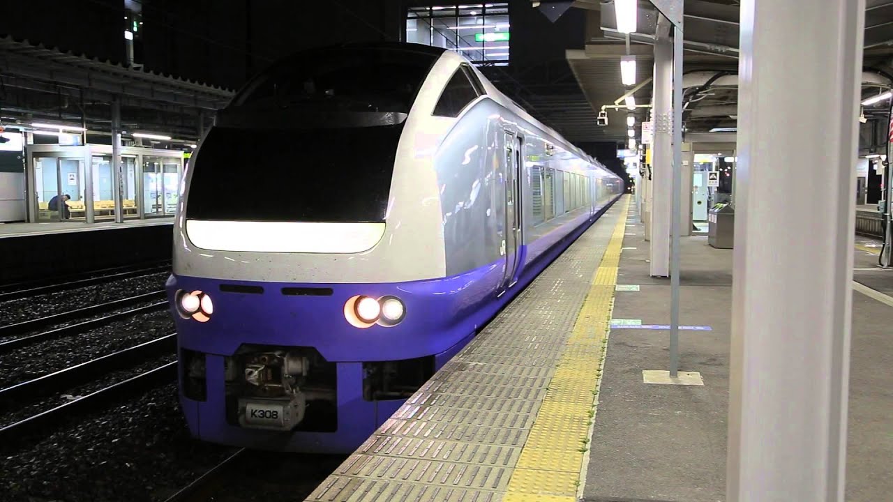 JR常磐線 E653系K308編成 9405M 急行ぶらり鎌倉号 友部発車 - YouTube