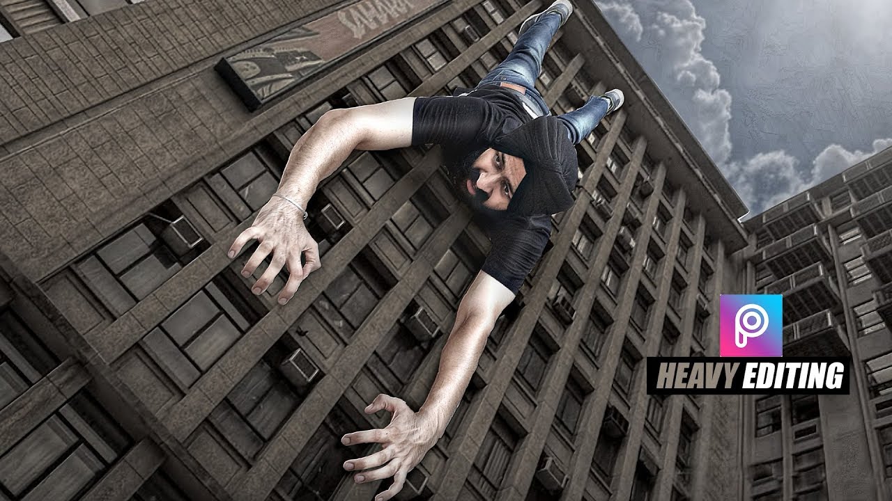 PicsArt Heavy Editing | Building Perspective Manipulation Tutorial ...