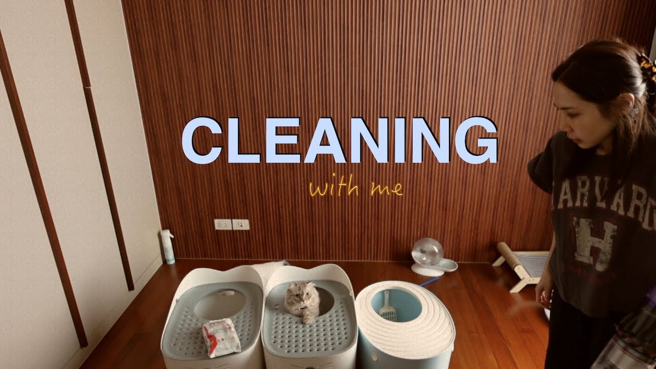 【CLEANING WITH ME】วันหยุดโล๊ะตู้เสื้อผ้า กางเกงยีนส์👖 ทำความสะอาด ...