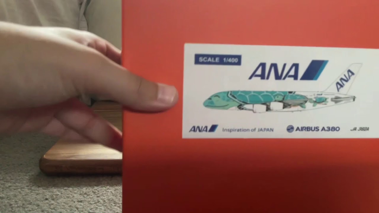 *RARE* ANA A380-800 BLUE TURTLE LIVERY - YouTube