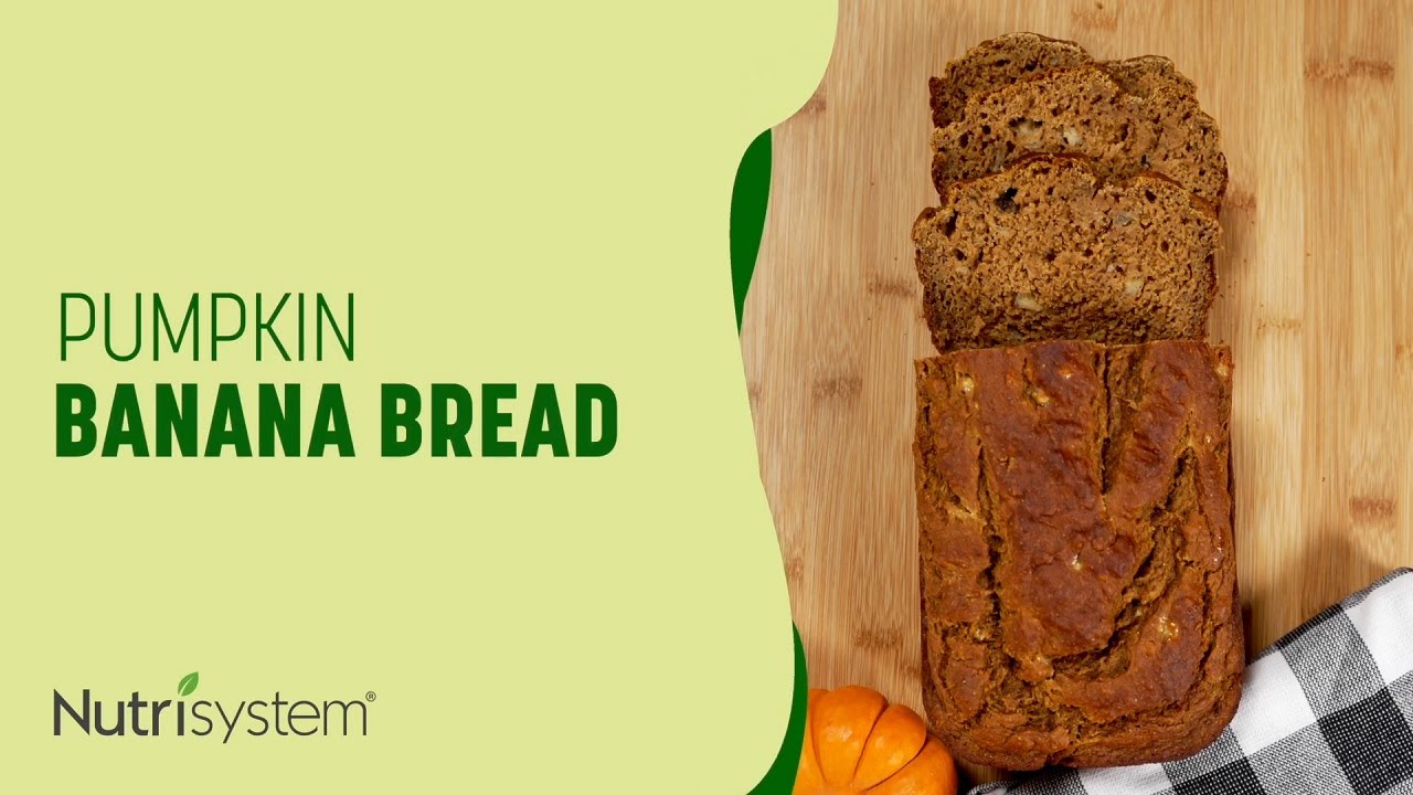 Pumpkin Banana Bread - Nutrisystem Recipe - YouTube