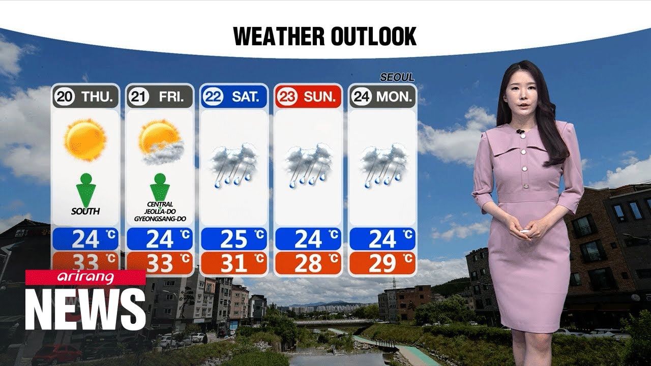 [Weather] Hot spells return after rain Seoul to see highs of 33°C - YouTube