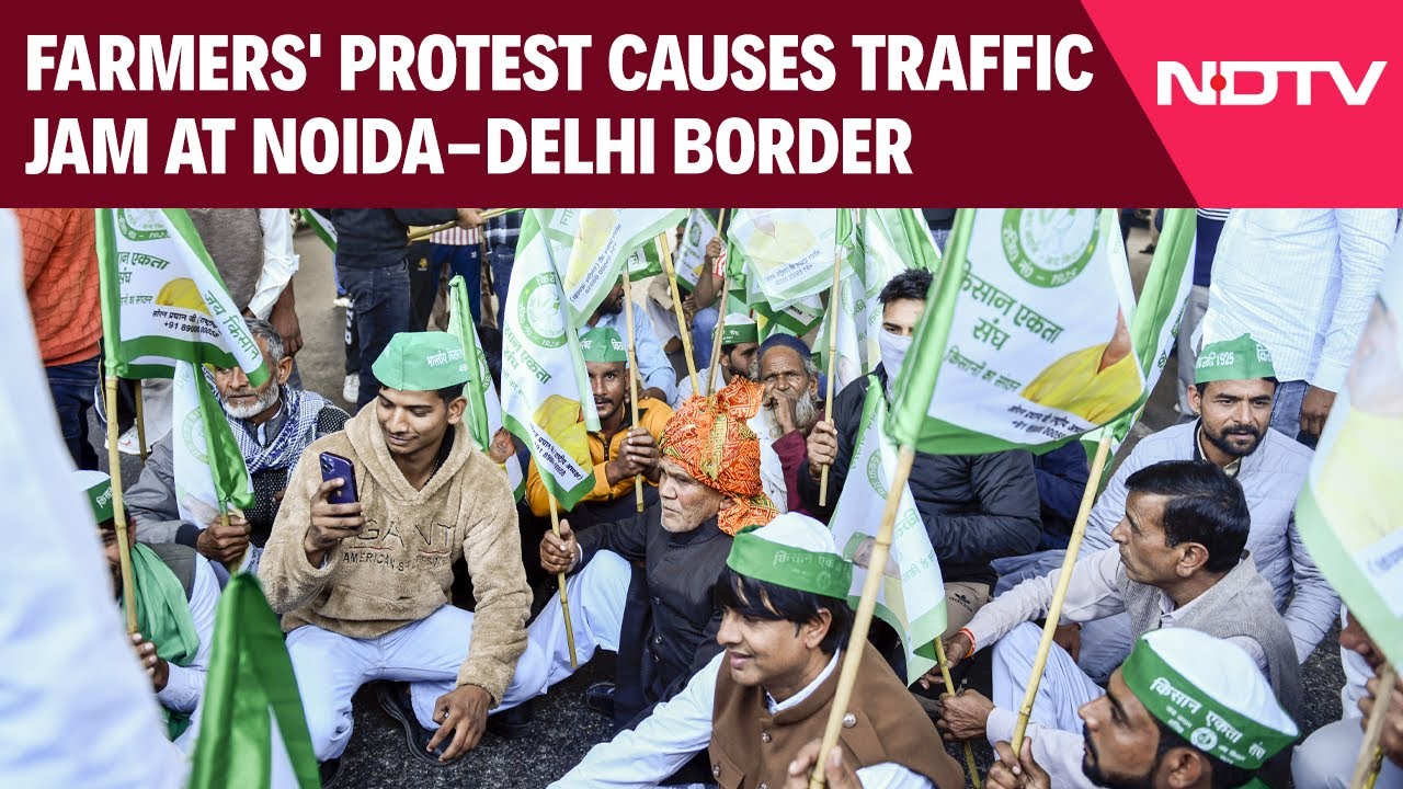 Farmers Protest | Farmers Demand Loan Waivers, Trigger Massive Traffic ...