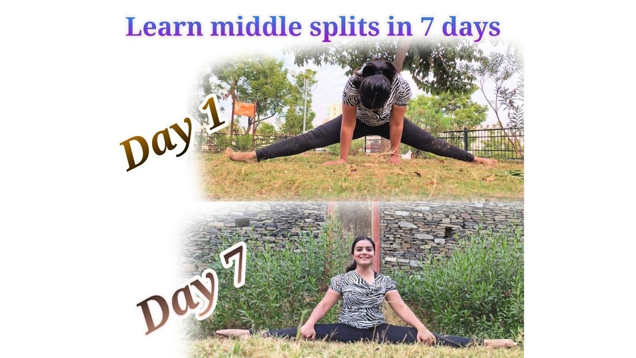 How to do middle splits in just 7 days | Flexibility tricks for ...