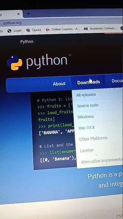 how to install python - YouTube